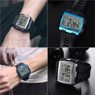Men's Sports Watch Large Face Digital Waterproof Multifunction ...