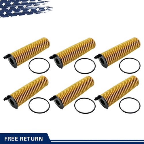 6x Engine Oil Filter Kit Fits Mercedes Sprinter 2500 3500 3500XD ...