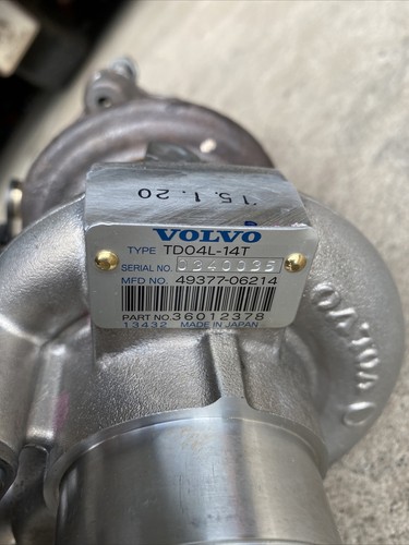 GENUINE VOLVO TURBOCHARGER 36012378 TD04L-14T | eBay Australia