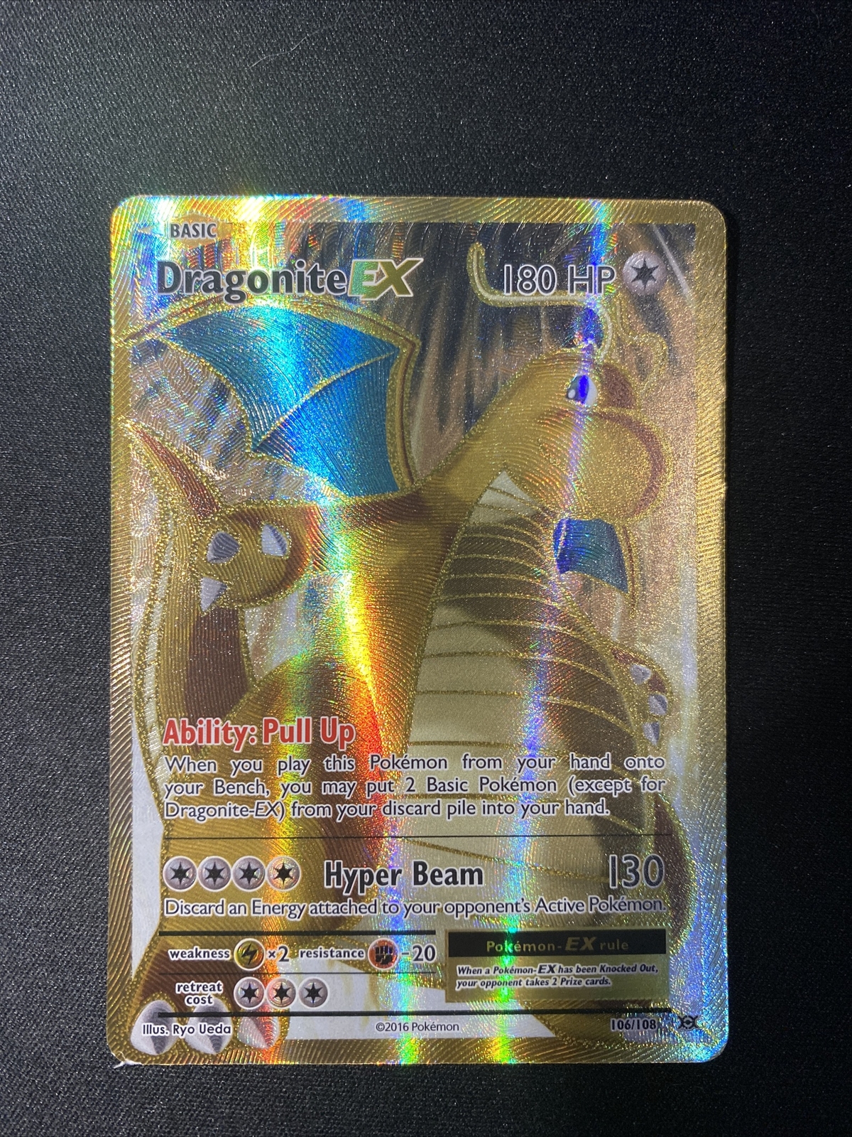 Dragonite ex 2016 XY: Evolutions #106/108 Holo (Full Art) Price Guide ...