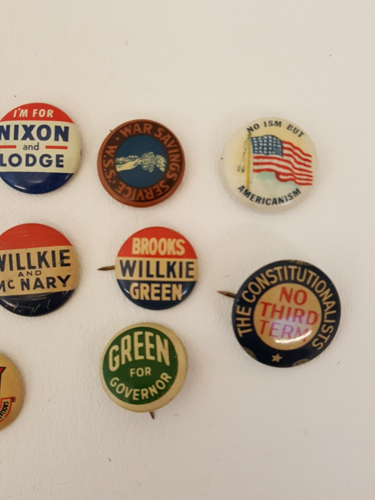 Lot of 20 vintage political buttons pins pinbacks Dewey Willkie etc | eBay