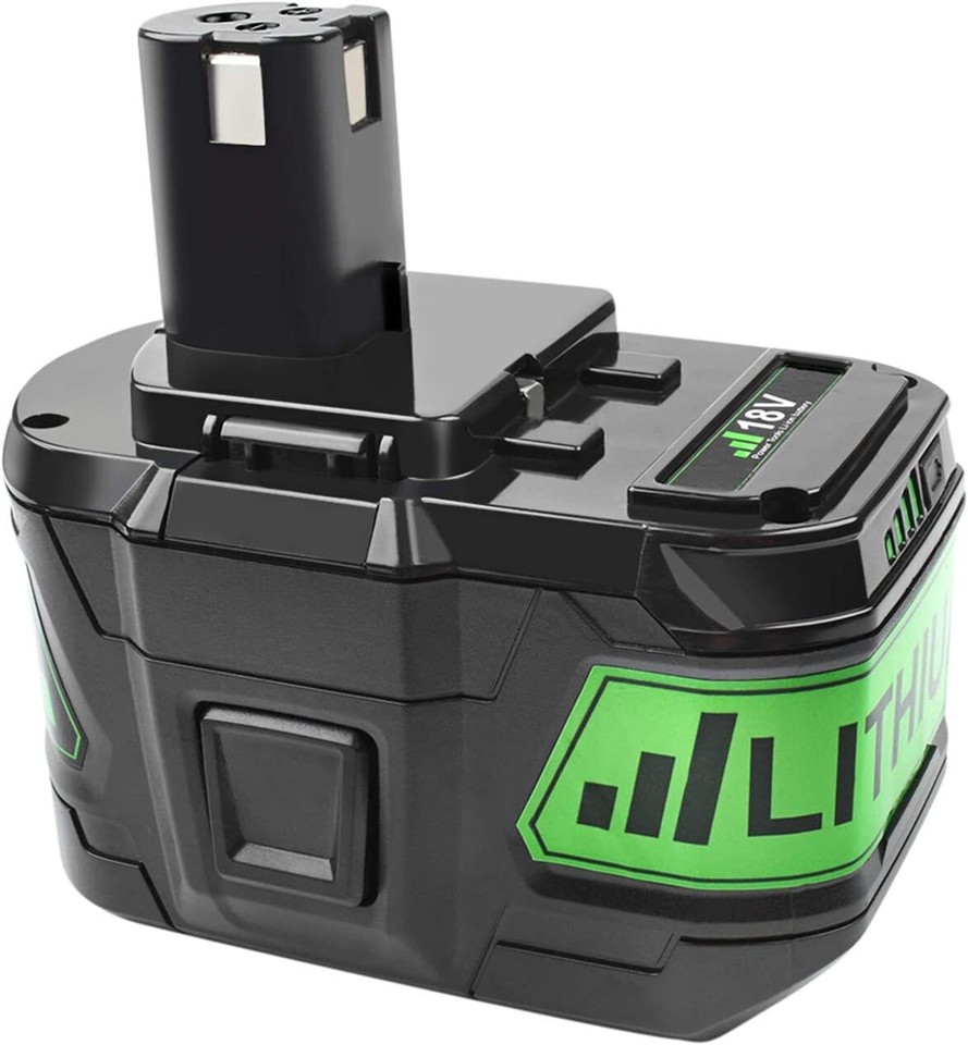 For RYOBI P108 Battery 18V High Capacity 18Volt Lithium-Ion 12.0Ah 6 ...