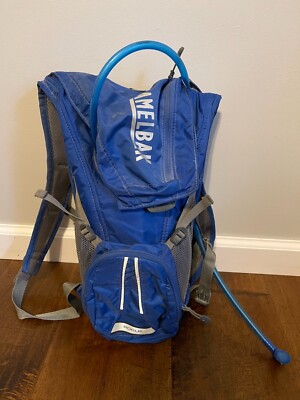 Camelbak Rogue Hydration Backpack Blue Bag Cycling Running w/ Water ...