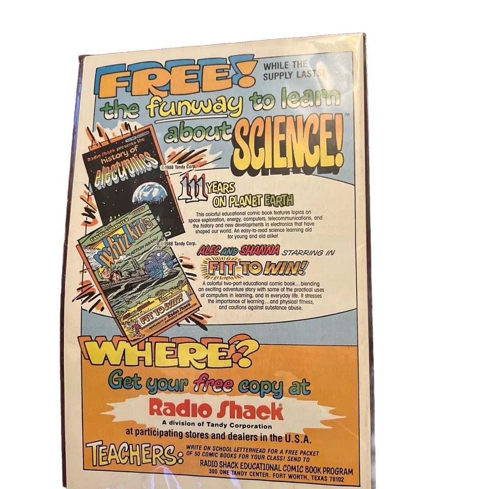 Whiz Kids Comic Book By Tandy Computer Cat. No. 68-2021 ~ 1988 ~ FN+ | eBay