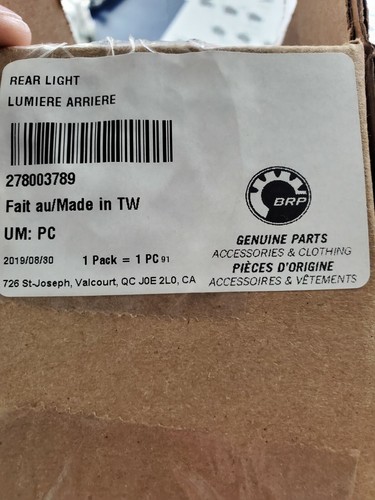 Sea-Doo Rear Light 278003789 OEM for sale online | eBay