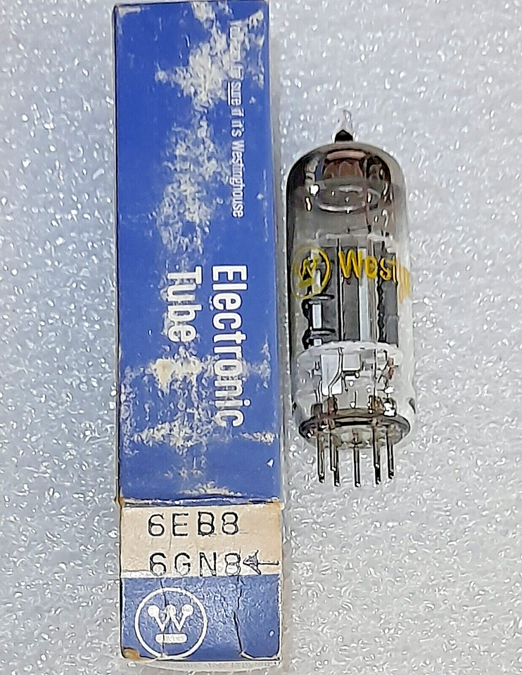 5 6EB8/6GN8 Westinghouse NOS same code=7252 Vacuum Tubes - will combine ...