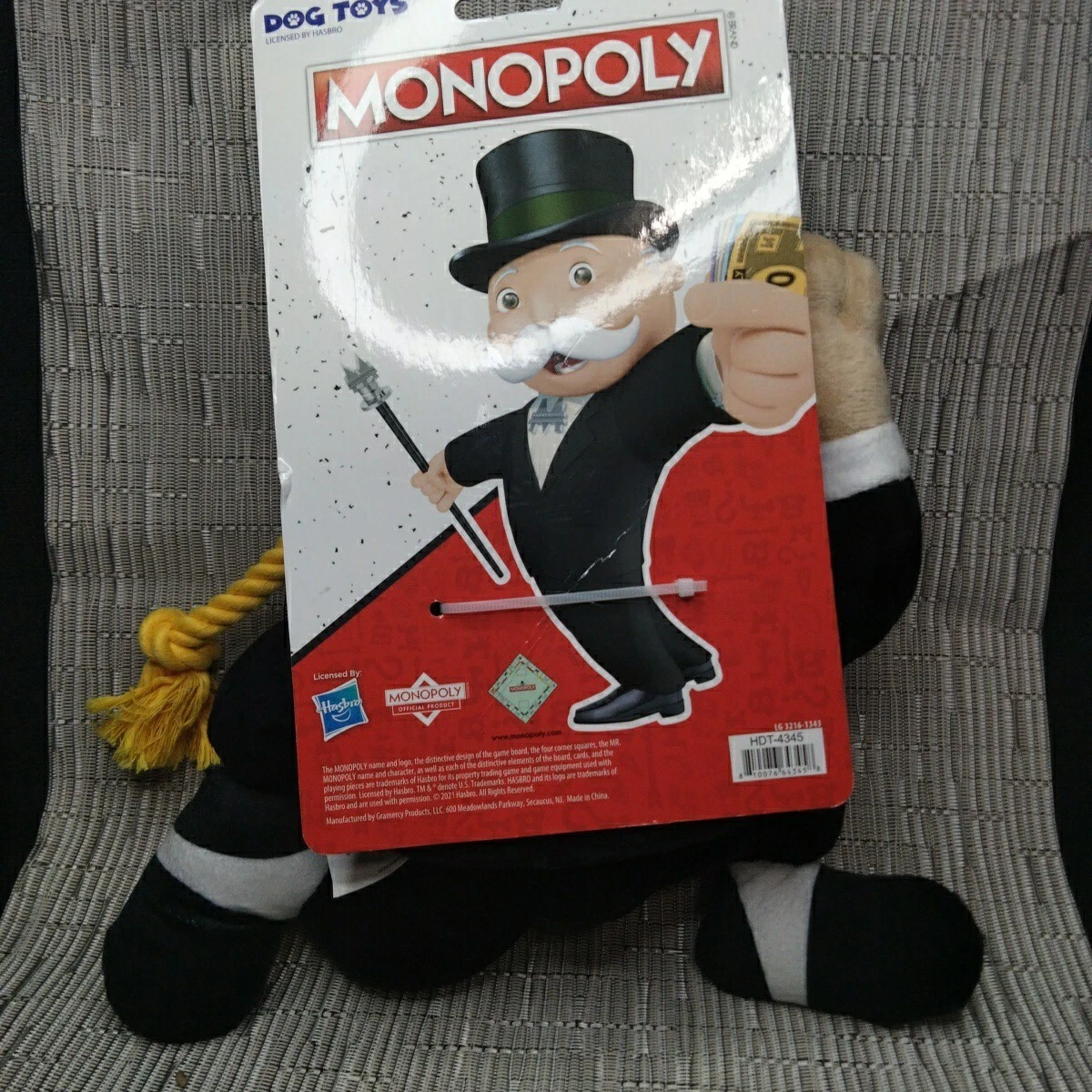 Black Monopoly Man With Money Bags