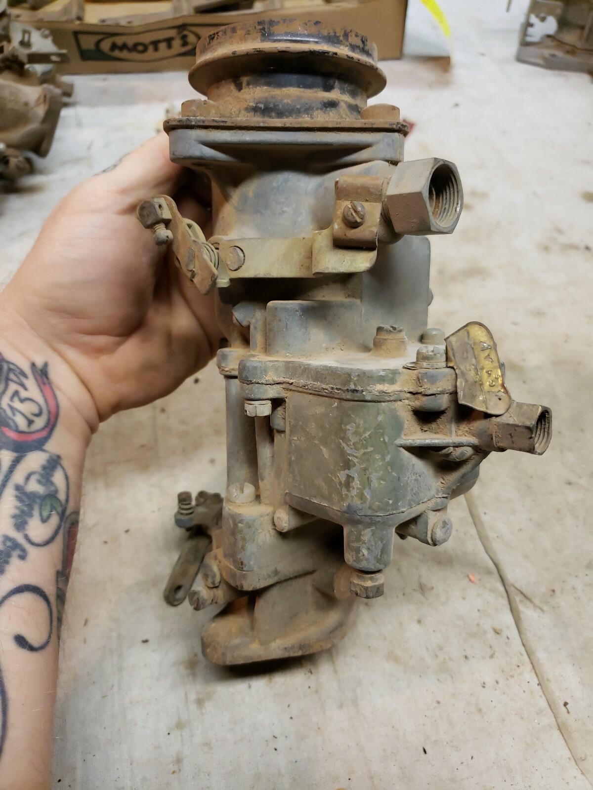 Chevy Carter carburetor Chevrolet inline 6 cylinder 216 truck #6 | eBay