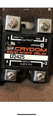 CRYDOM D2425 SOLID STATE RELAY 240V 25A | eBay