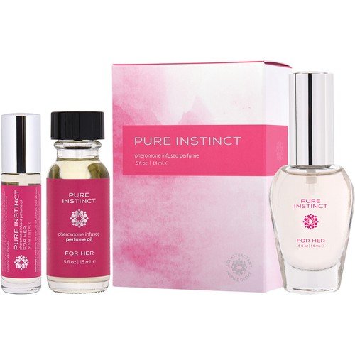 Pure Instinct Pheromone Infused Perfume Oil For Her - Spray, Roll On ...