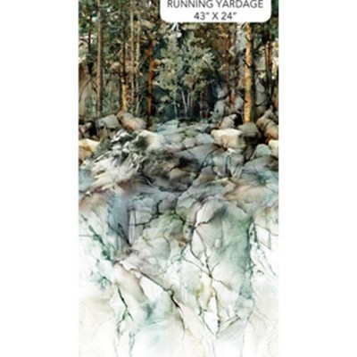 Lone Wolf Scenic Fabric Panel by Northcott – Majestic Wilderness | eBay