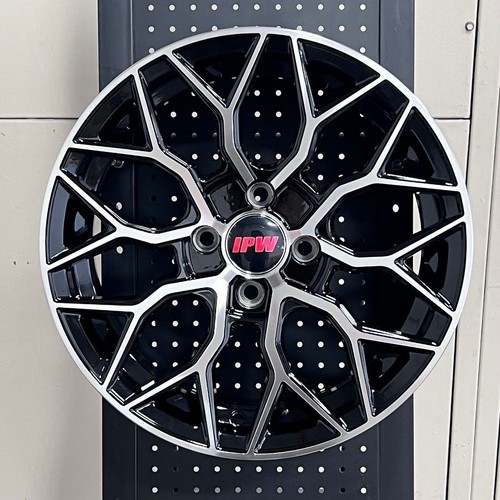 15" IPW 028 STYLE BLACK MACHINE FACE WHEELS RIMS 4X100 15X7 +35 | eBay