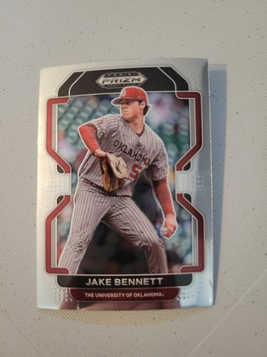 2022 Prizm Draft Picks Baseball Base #PDP45 Jake Bennett - Oklahoma ...