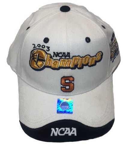 NCAA Final Four Hat Cap 2003 New Orleans SYRACUSE ORANGEMEN CHAMPIONS ...
