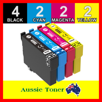 10x Generic Ink Cartridges 49 49XL for Epson Expression Home XP-2205 XP ...