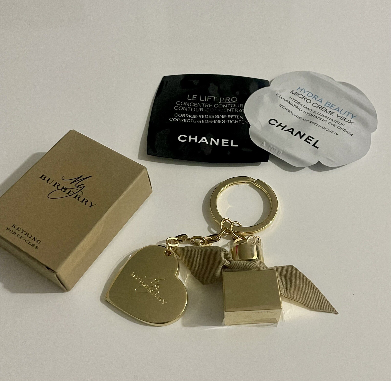 My Burberry Key Ring With Free Channel Samples | eBay