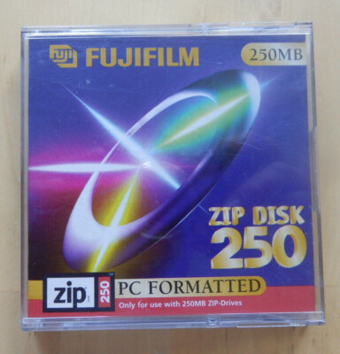 FUJIFILM 250 MB PC FORMATTED IOMEGA ZiP DISK DRIVE CARTRIDGE | eBay UK