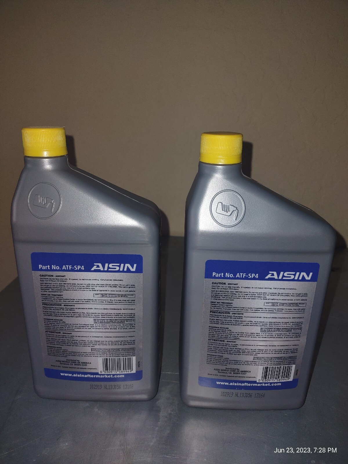 Automatic Transmission Fluid-Auto Trans Aisin ATF-SP4 for sale online ...