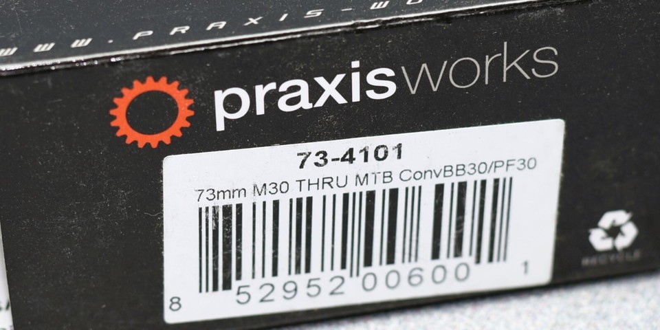 Praxis Works M30 Conversion Bottom Bracket, 73mm, BB30/PF30 73-4101 | eBay