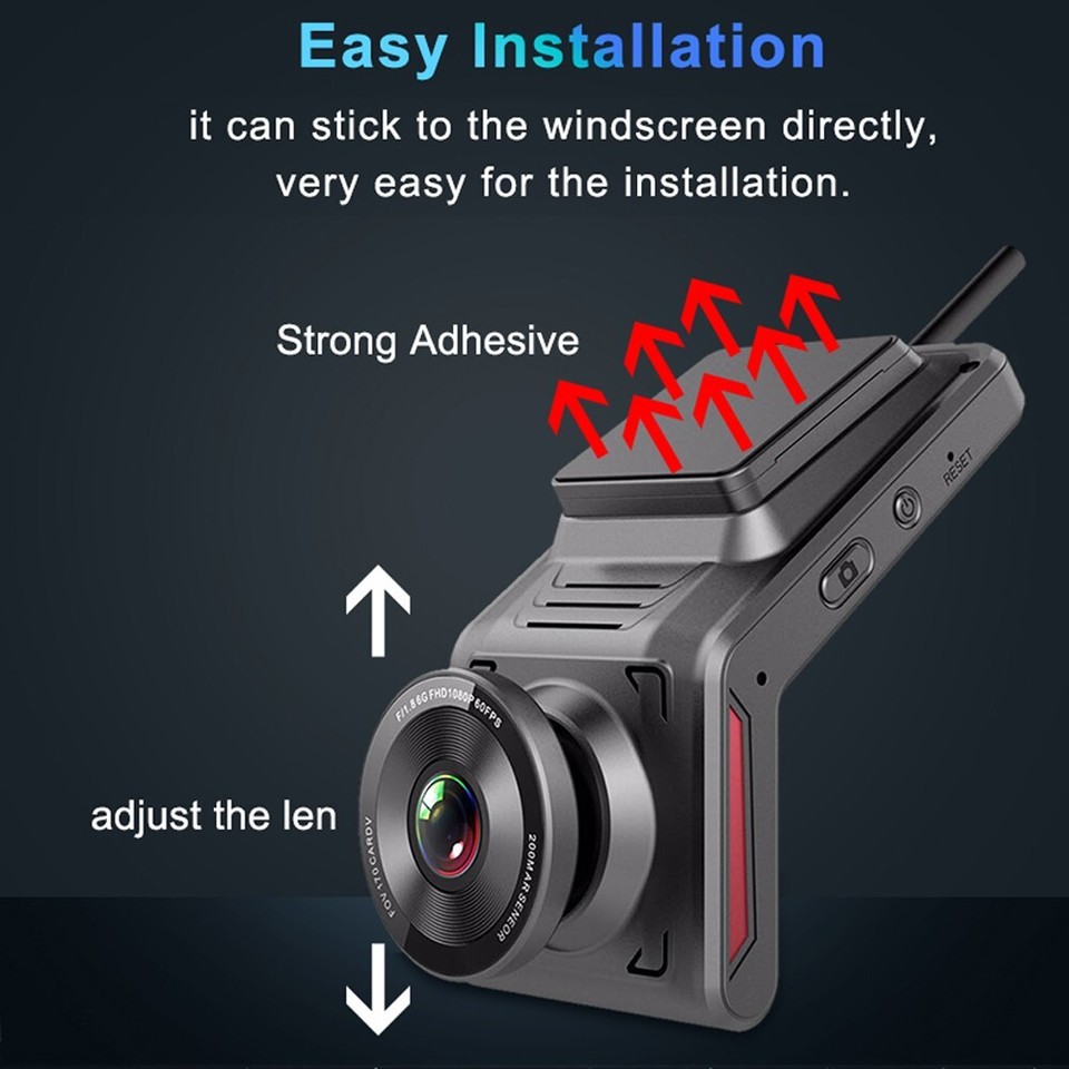 4G Car Dual Len WiFi Dash Cam HD 1080P GPS Video Recorder Support APP ...