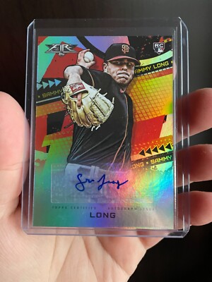 Sammy Long Rookie Fire Autographs Auto - 2022 Topps Fire Baseball #FA ...
