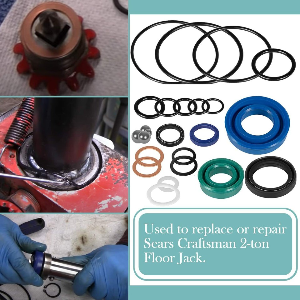 Seal Replacement Kit 328.12031 For Sears Craftsman 2-Ton Jack Hydraulic ...