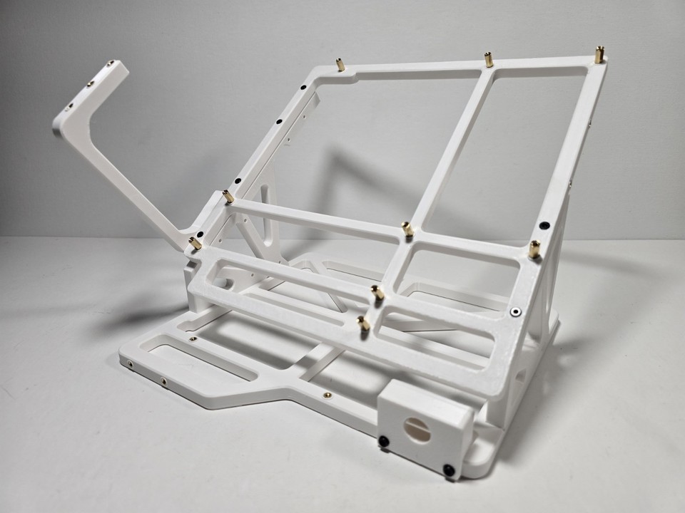 PC Test Bench Open Bench Work Bench mATX ITX 3D Printed - White - with ...