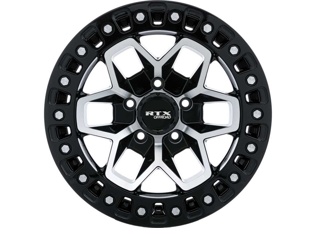 RTX Wheels 083028 Zion 20x9 6x139.7 ET0 CB106.1 Gloss Black Machined | eBay