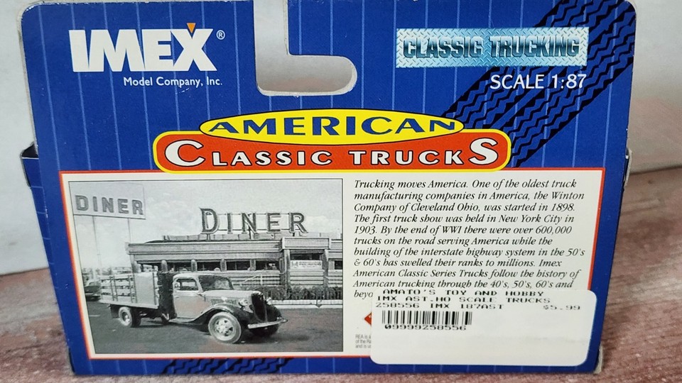 IMEX American Classic Truck Fire Truck with Hose & Ladder 1:87 HO Model ...