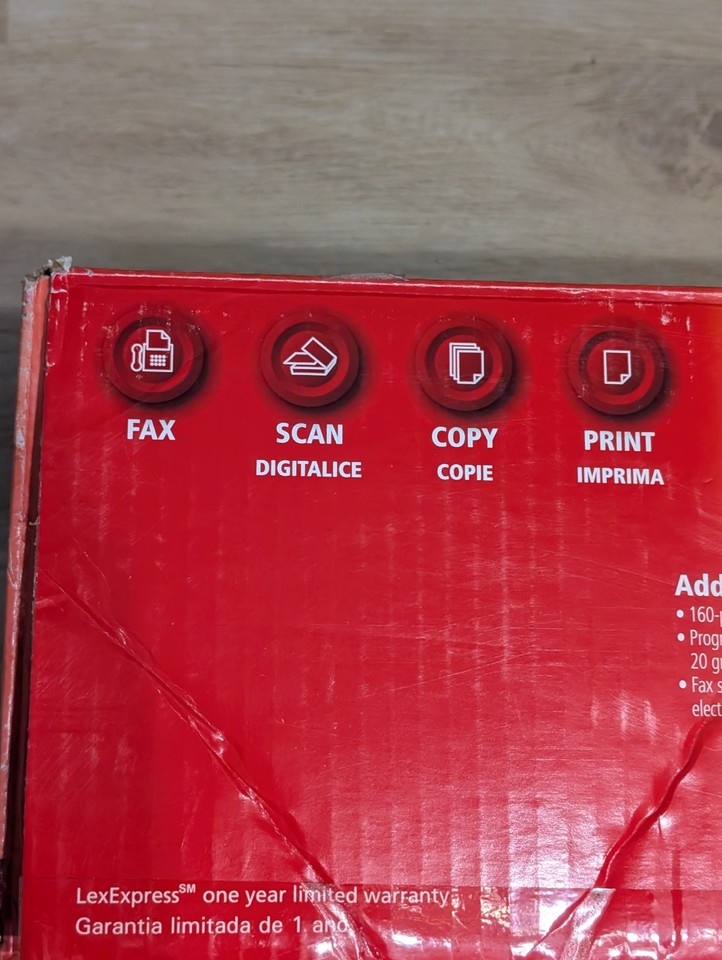 Lexmark X4270 Home Offic All-In-One Inkjet Printer 19 PPM W/ Scanner ...