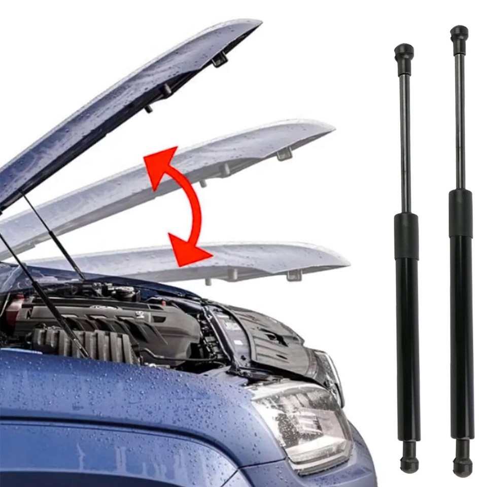 2x Car Front Cover Hood Hydraulic Support Rod Trim For Ford Maverick ...