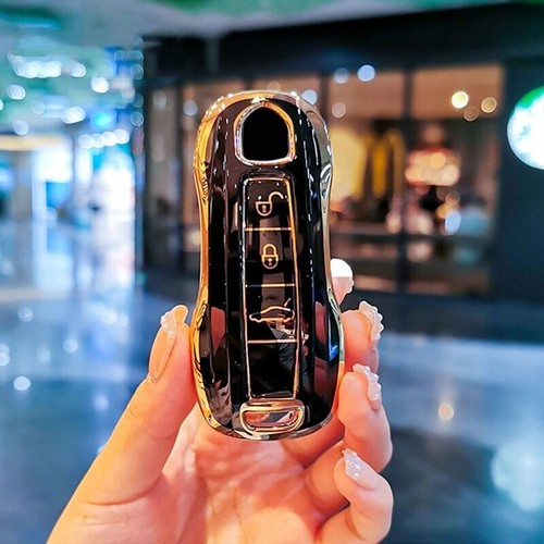 KEY PROTECTOR TPU COVER FOR PORSCHE CAYENNE MACAN 2019-2023 SMART KEY ...