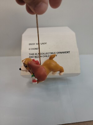 Vintage Disney Christmas Magic Lady Lady and the Tramp ornament number ...
