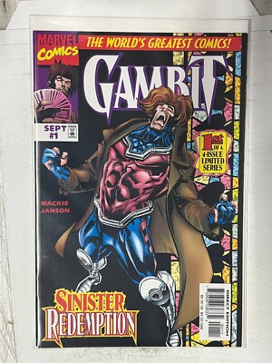 Gambit Sept #1 1997 Sinister Redemption Marvel Comic | Combined ...