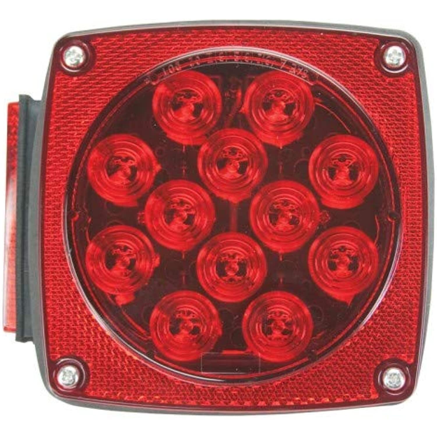 Uriah Products UL840001 4-1/2" Square Red LED Signal Light (Under 80 ...