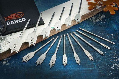 Bahco Flat Wood Drill Bit 15 Piece Set | eBay UK