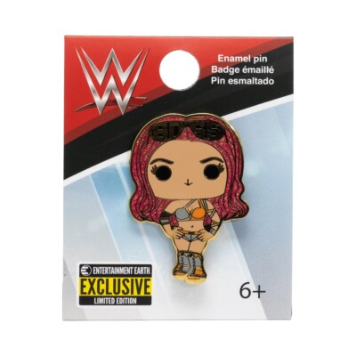 PoP! PINS WWE SASHA BANKS 1.75" X 1.25" hat pin lapel pin brand new ...