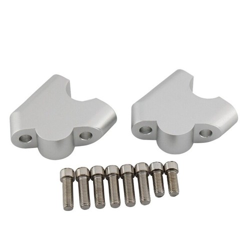 Silver Handlebar Mount Risers Clamp Fit for BMW S1000XR S 1000 XR 2020 ...