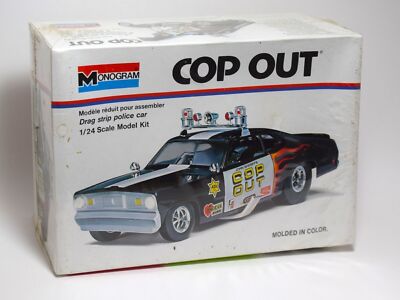 Monogram 7504 1/24 Scale Plymouth Duster Cop Out Drag Strip Police Car ...