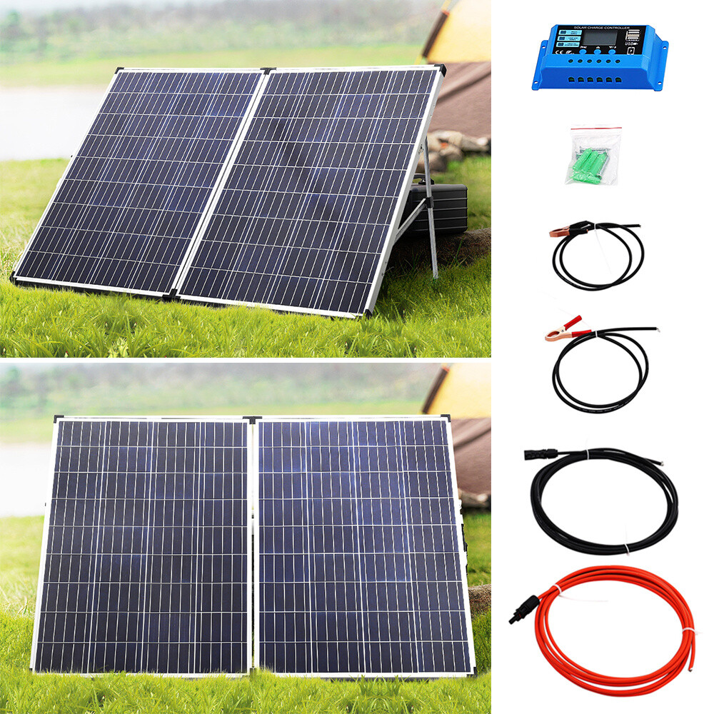 Small Solar Power For Camper 250W Portable And Foldable Solar Panel