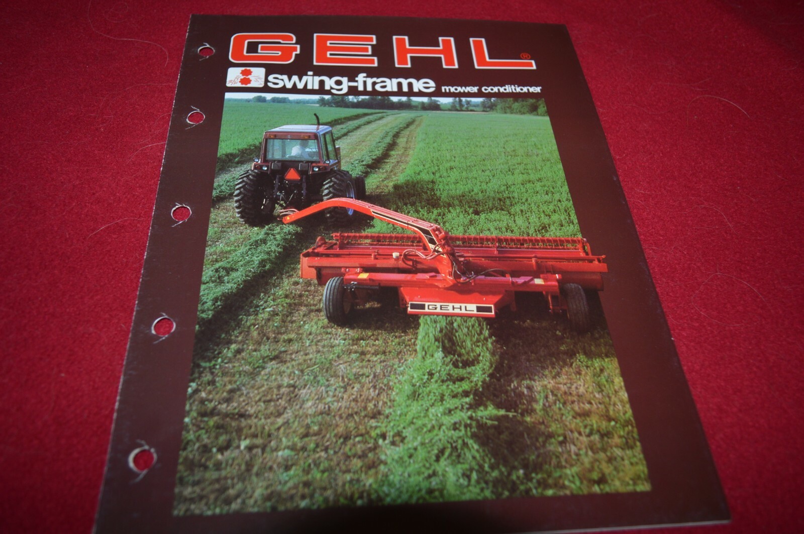 Gehl 2230 2262 Haybine Mower Conditioner for 1984 Dealers Brochure ...