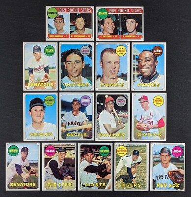 1969 Topps Baseball Set Break 15 Cards | eBay