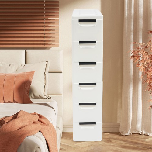 6Drawers Floor Storage Cabinet Narrow Space Storage Cabinet Rack for ...