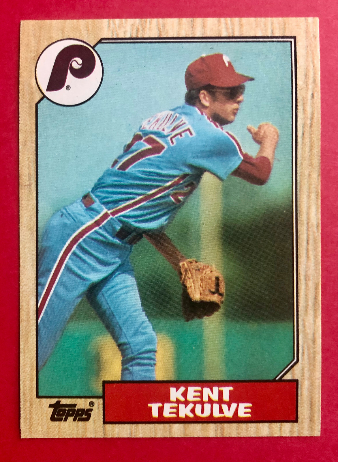1987 Topps Kent Tekulve #684 Baseball Card Philadelphia Phillies | eBay