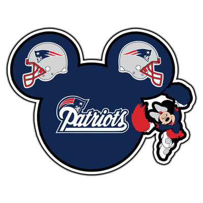 New England Patriots Mouse Logo #20 Football Sticker Waterproof Vinyl ...