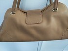 DESMO SATCHEL PURSE HANDBAG CARAMEL STITCH DETAILS MADE IN ITALY (RARE ...