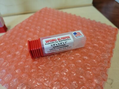 Supermill SAPB375SA 3/8" x 5/8" x 2" SOLID CARBIDE ENDMILL | eBay