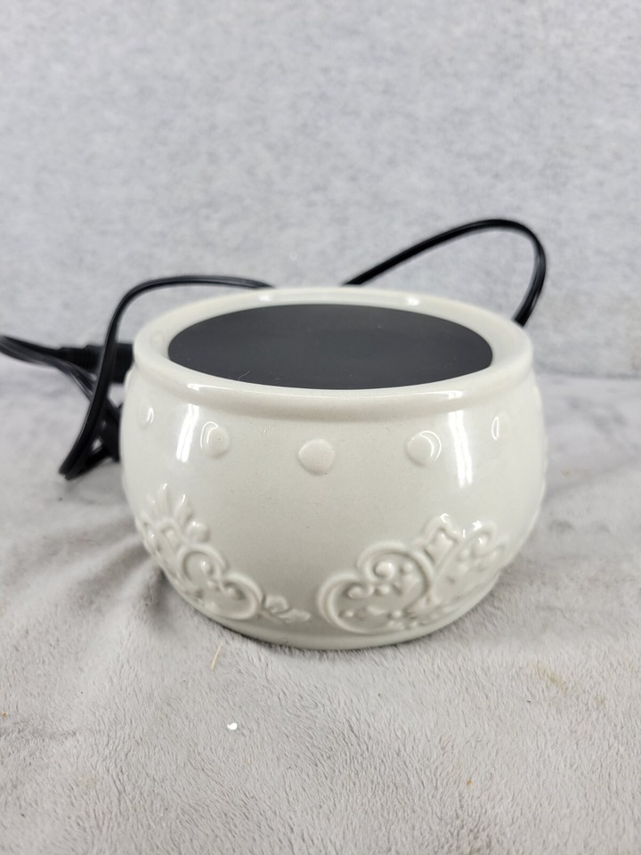 Intertek Wax Warmer Burner Ceramic Round Candle Melter - No Top! | eBay