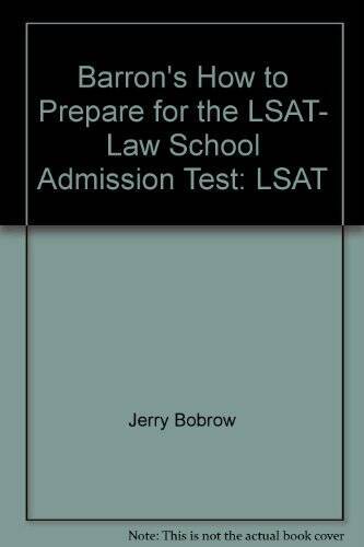 How To Prepare For The Lsat (Barrons How to Prepare for the LSAT ...