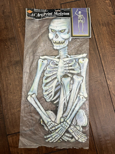 Vintage Beistle Halloween Mancave Skeleton Monster Paper Jointed Die ...